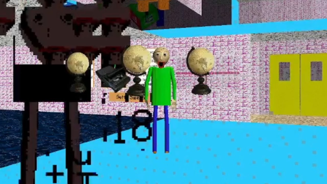 Baldi Doesn't Care About How The Glitched Baldoons Are Released - YouTube
