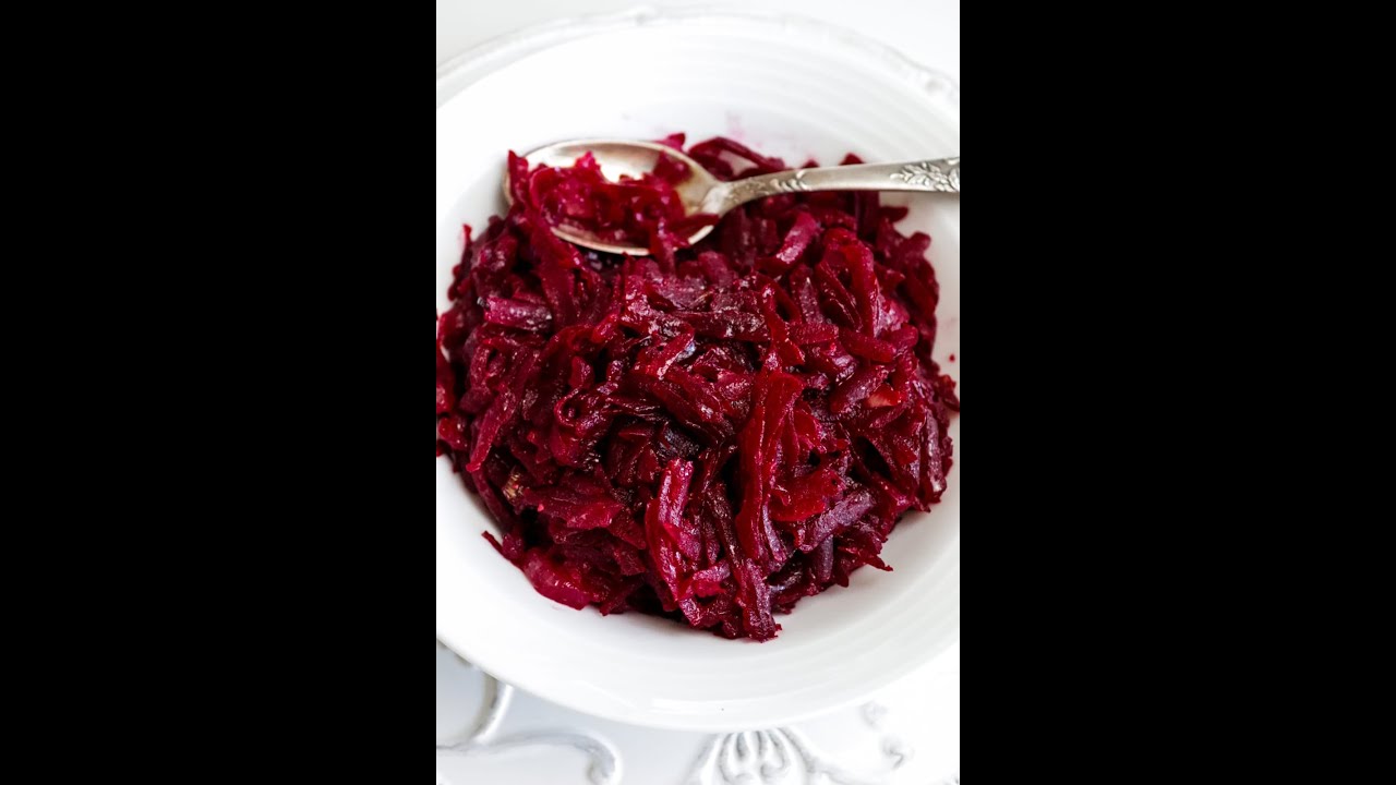 Hot Beetroot Salad Recipe - YouTube