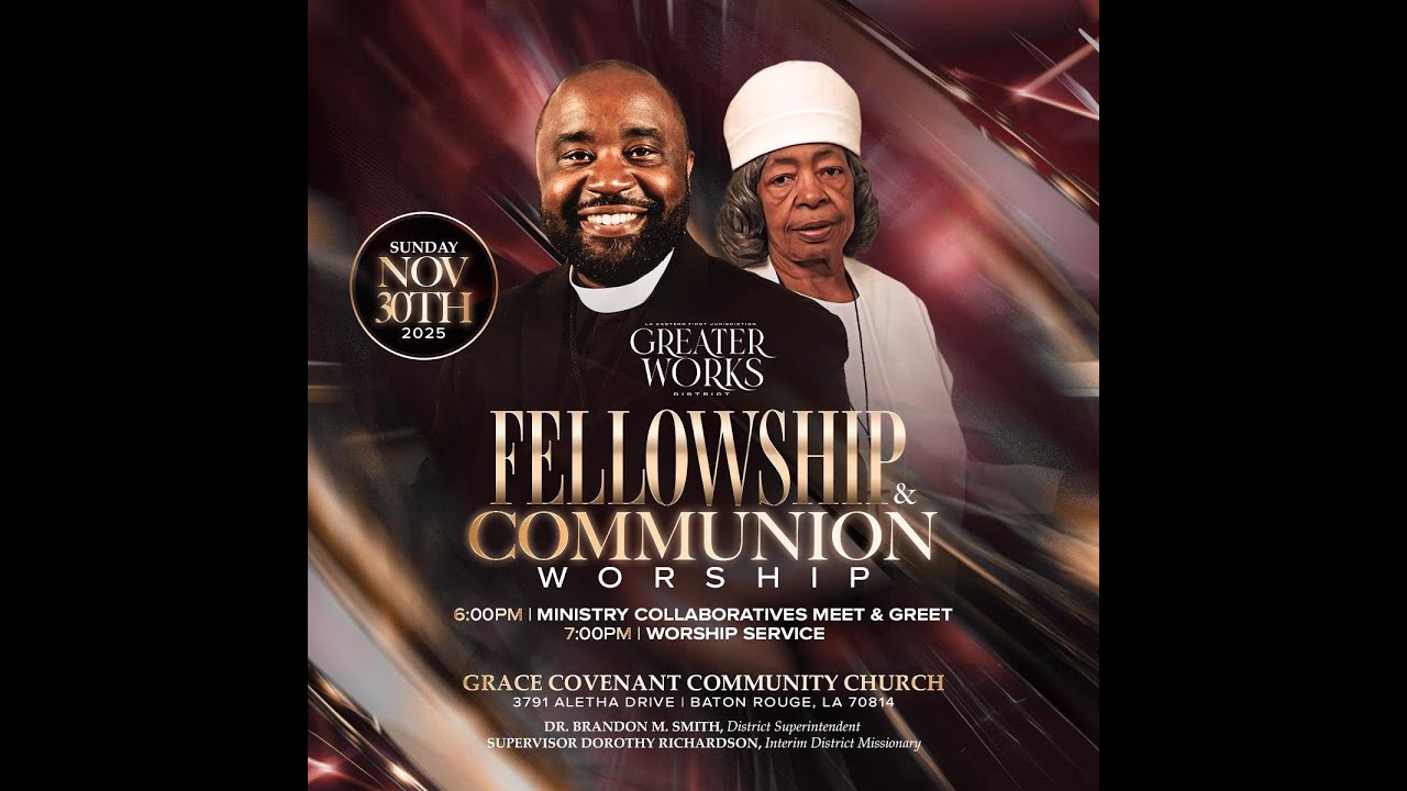 Fellowship Communion Worship #COGIC #2025 - YouTube