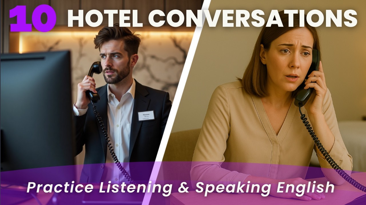 Practice English Listening and Speaking: Dialogues at the Hotel – 10 ...