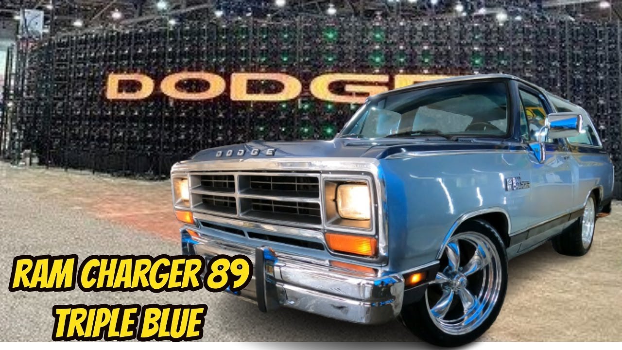 Ram Charger 89 Triple Blue Muy buscada - YouTube