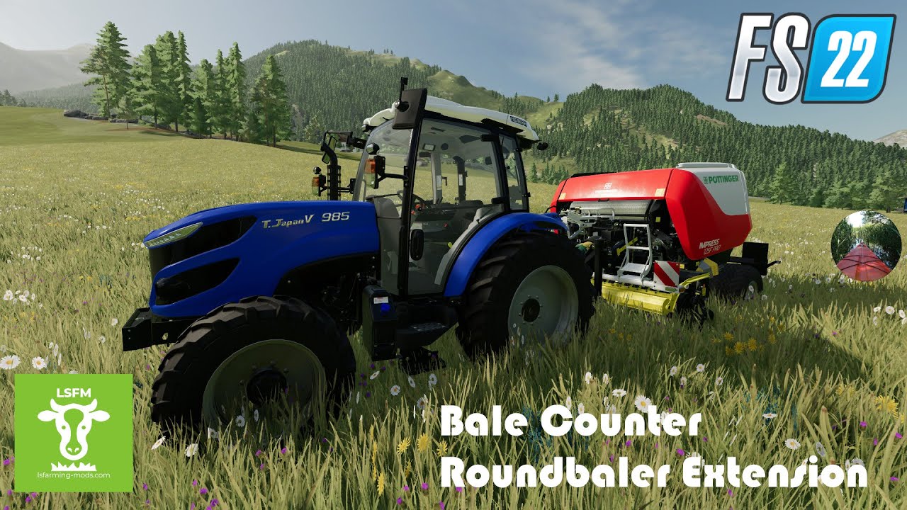 Roundbaler Extension & Bale Counter by Ifko | Prezentacja moda do FS22 ...