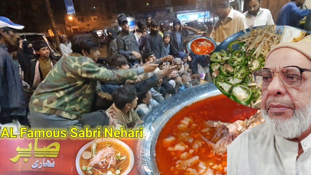Old Karachi Famous Sabree Nihare Pakistani Street Food #streetfood # ...
