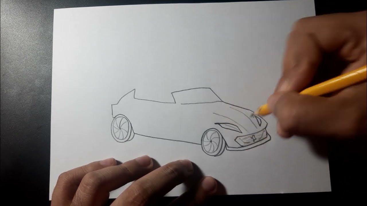 HOW TO DRAW A CAR - YouTube
