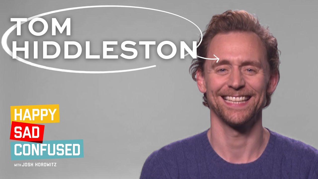 Tom Hiddleston talks LOKI, Broadway, and Tom Hanks I Happy Sad Confused ...