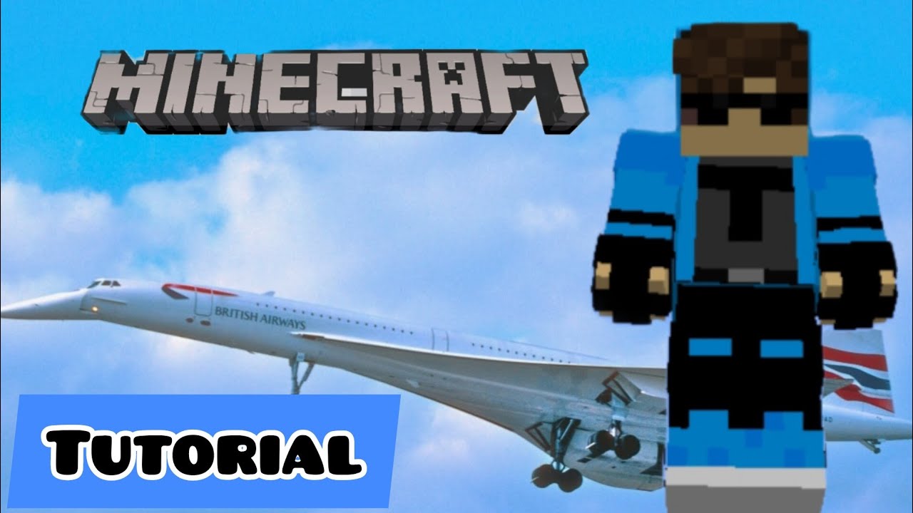 COMO CONSTRUIR EL CONCORDE |AVION SUPERSONICO EN MINECRAFT - YouTube