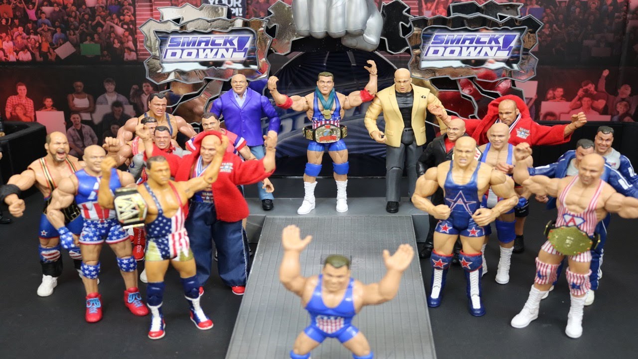 Kurt Angle Action Figure Collection - YouTube