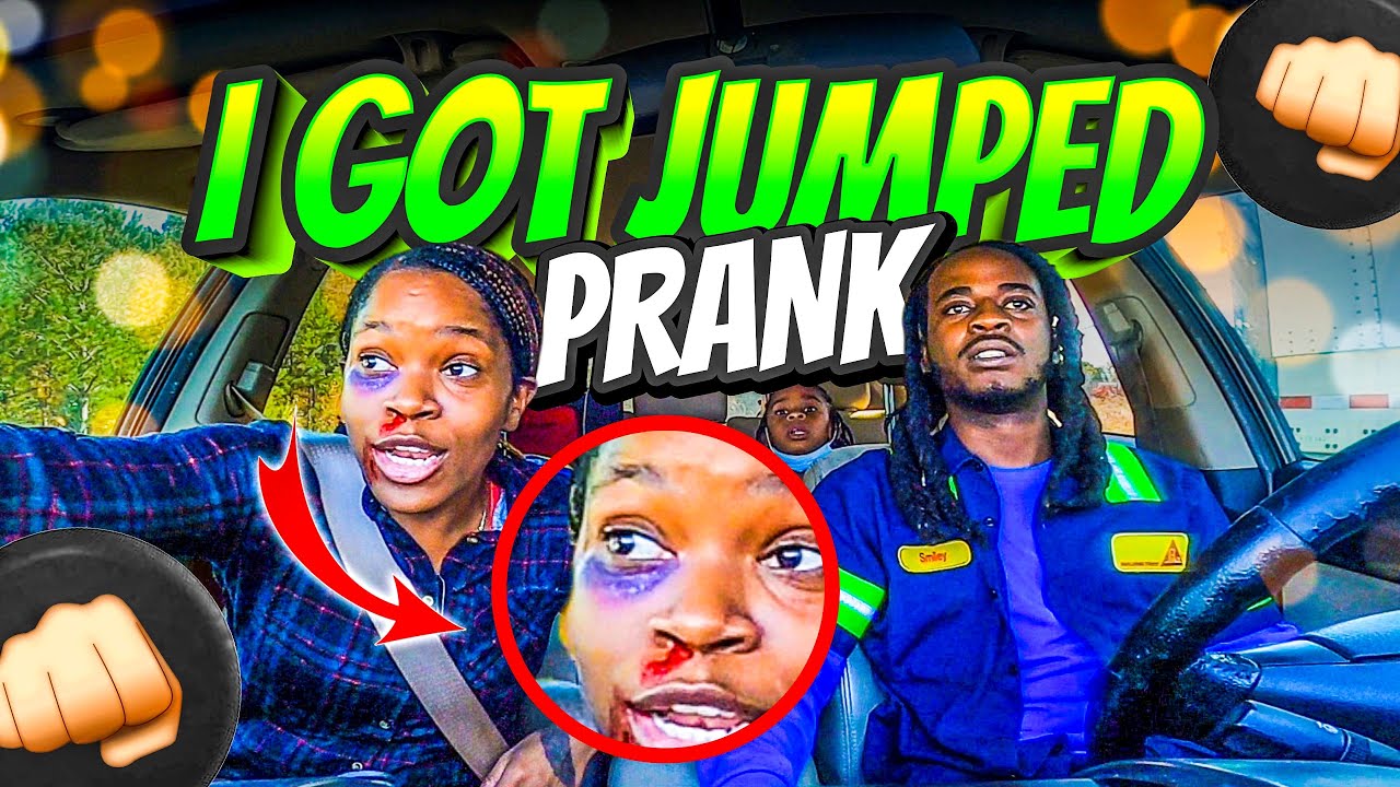 I Got Jumped on My Boyfriend - Hilarious Prank! - YouTube