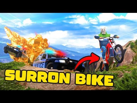 Running From Cops on SURRON | GTA 5 RP - YouTube