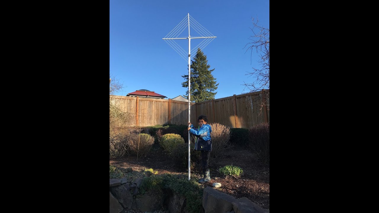 Homebrew: 40-meter Spiral Loop Antenna, Feb 17-18, 2019 - YouTube