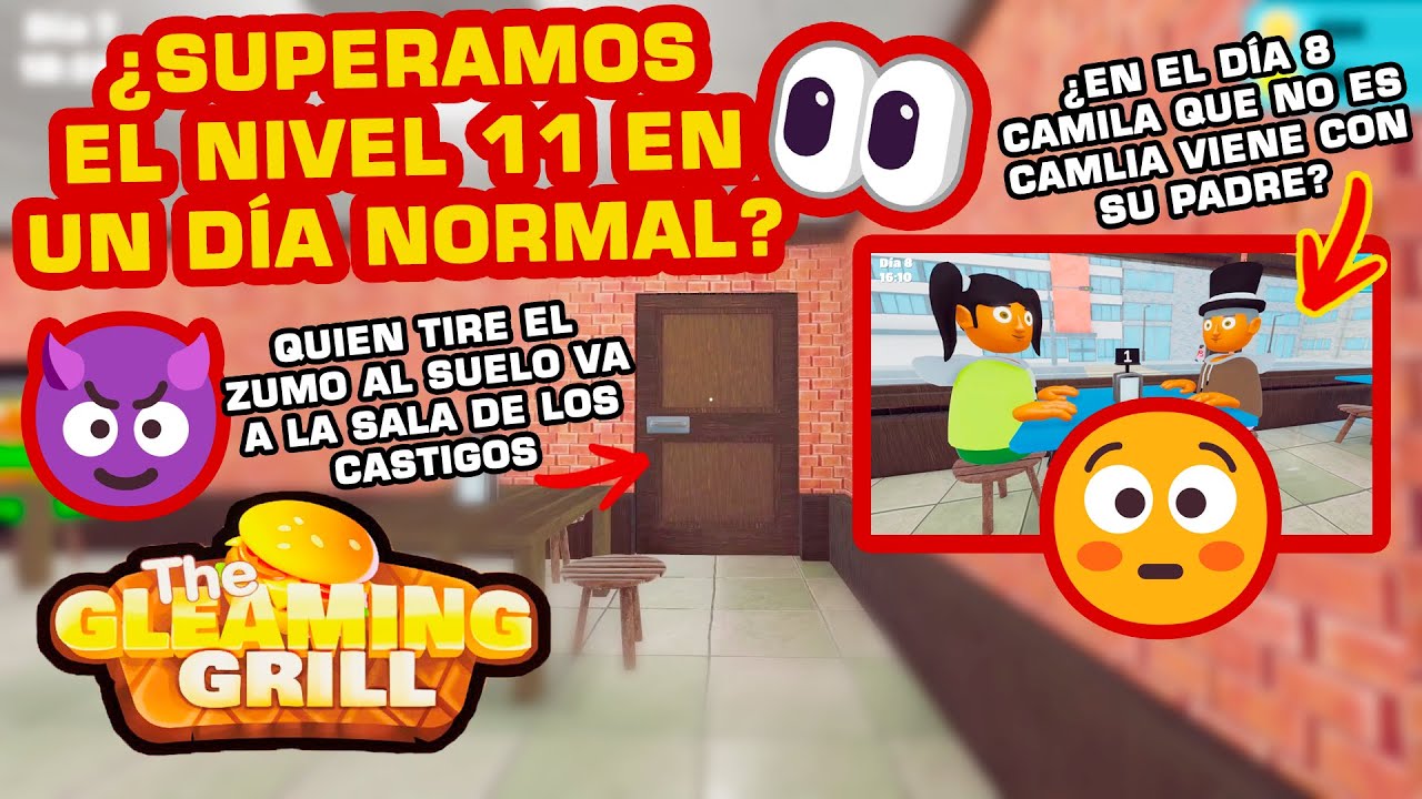The Gleaming Grill 🍔 ¿SUPERAMOS el NIVEL 11 EN un DÍA NORMAL? 👀 con ...