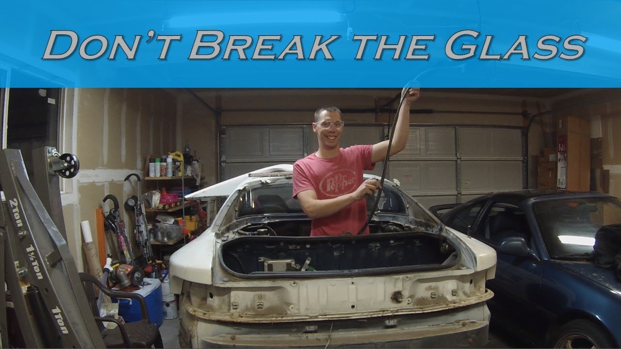 How To Remove MR2 MK2 Rear Window - YouTube
