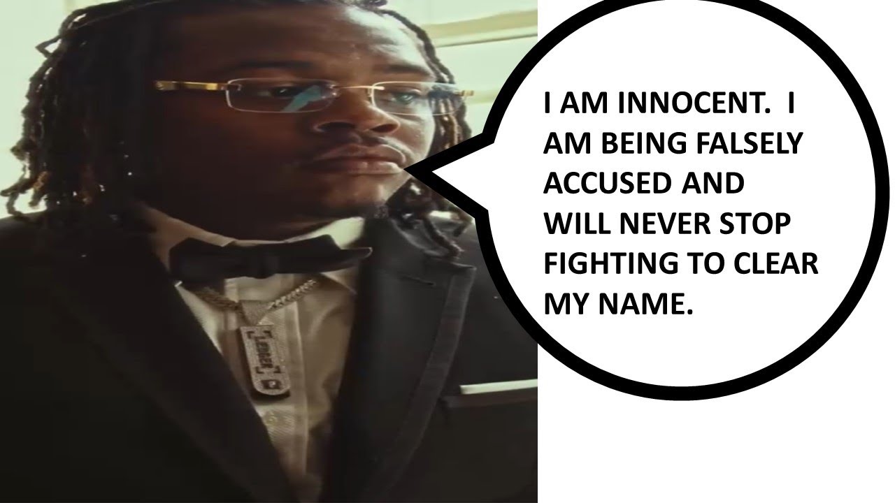 Rapper Gunna Shares An Open Letter From Prison On June 14 2022 - YouTube