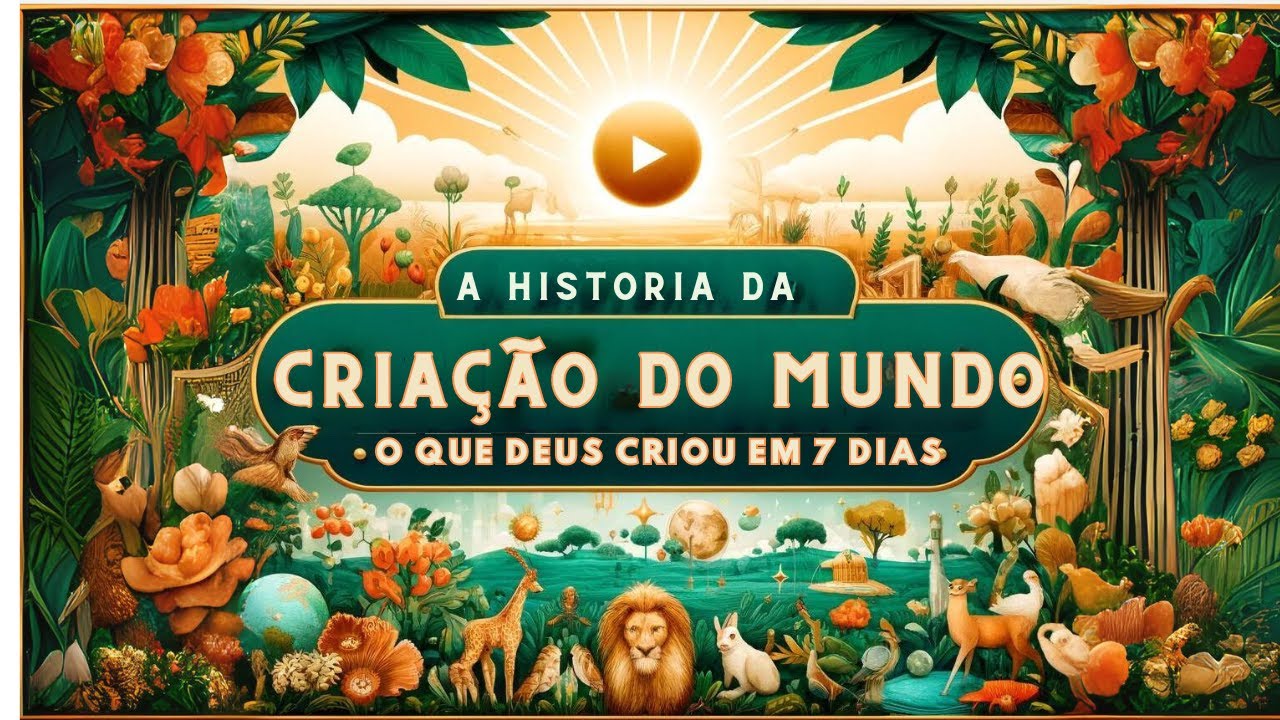 A Criação do Mundo em 7 Dias / A Criação do Mundo / O Que Deus Criou em ...