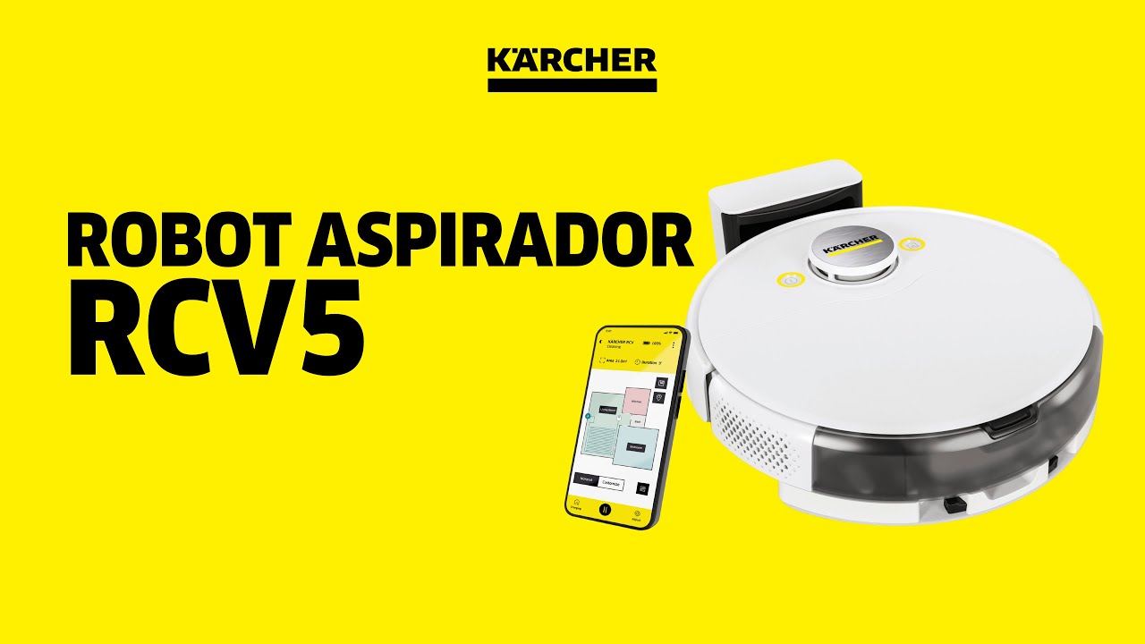 Robot Aspirador RCV5 de KARCHER - YouTube