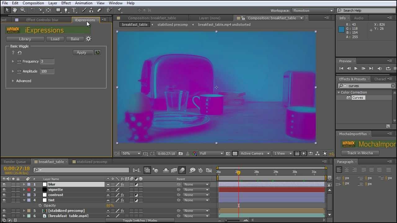 After Effects Tutorial: Motion Tracking / Physics Simulations / Casting ...