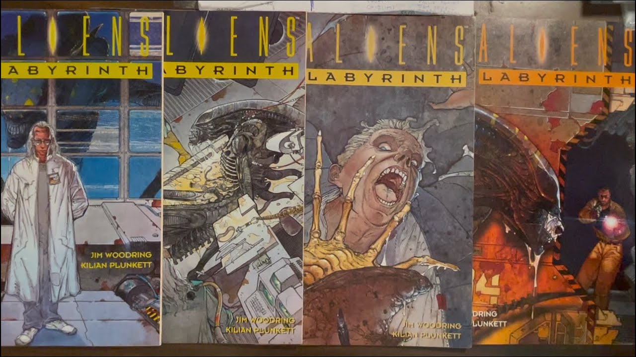 Aliens: Labyrinth #1-4 answers the question “What if Jim Woodring wrote ...
