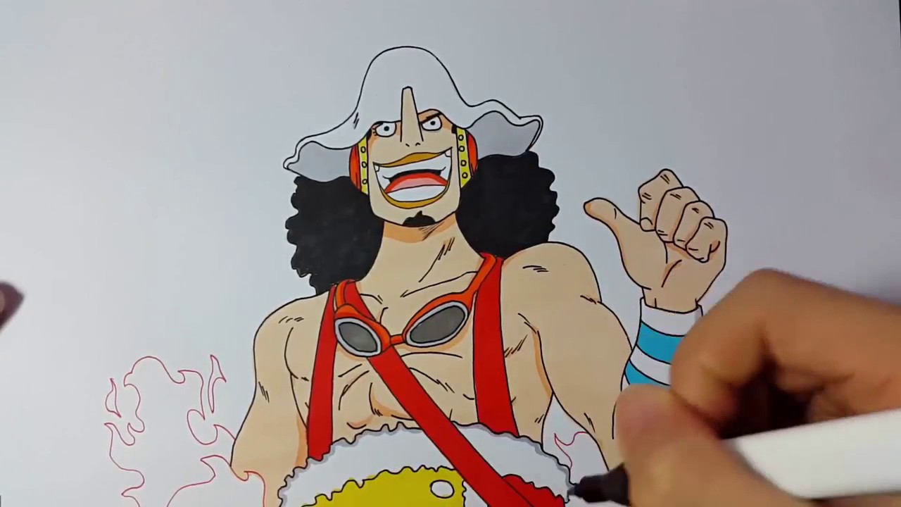 Amazing Speed Drawing One Piece - Speed Drawing Usopp - YouTube