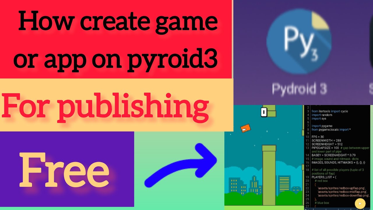 How To Make A Game Or App On Android Using Pydroid 3 Python Mobile 8392