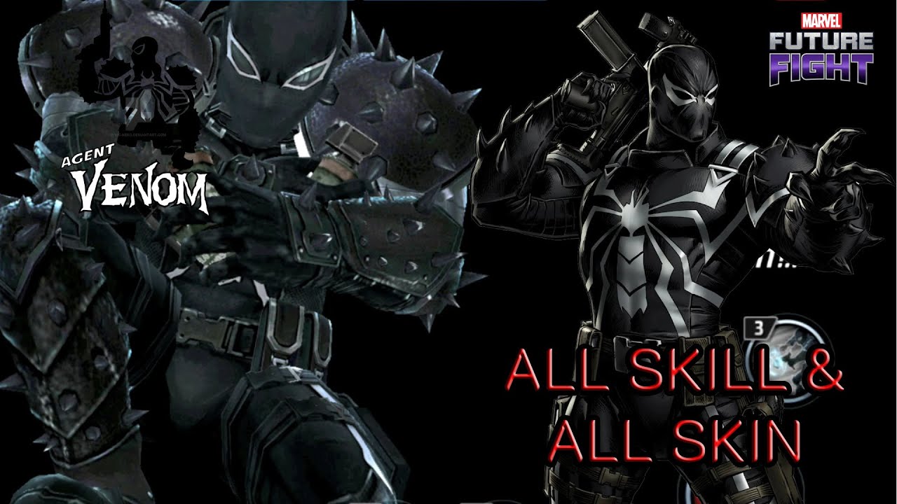 Marvel Future Fight | All skill | AGENT VENOM : CLASSIC - YouTube