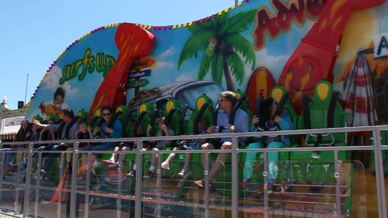 Surf's Up at Adventureland: The First Official Ride - YouTube