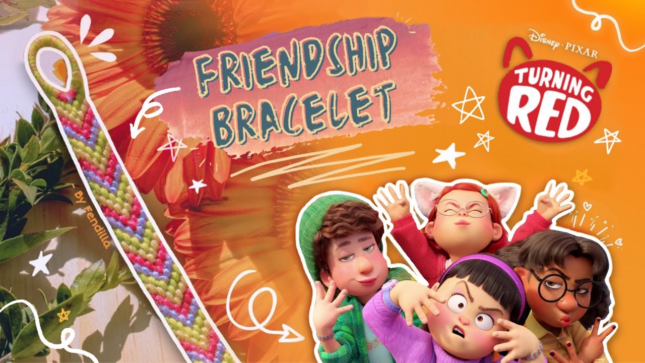 DIY TURNING RED FRIENDSHIP BRACELET || Chrevon tutorial by Fendilla ...