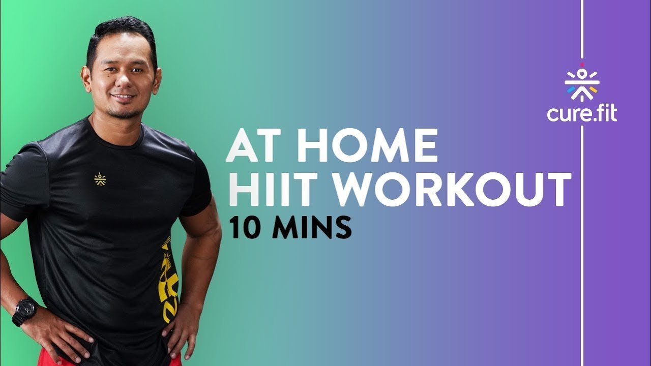 10min At Home Hiit Workout For Fat Loss By Cult Fit Hiit Workout