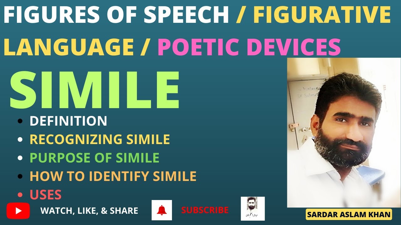 Simile| Simile: Figures of Speech| #simile #figuresofspeech # ...