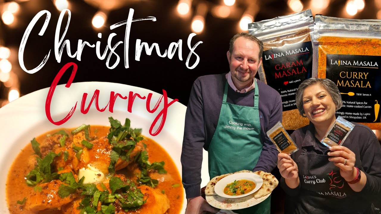 Easy Christmas Curry Recipe & Simple Naan Breads - YouTube