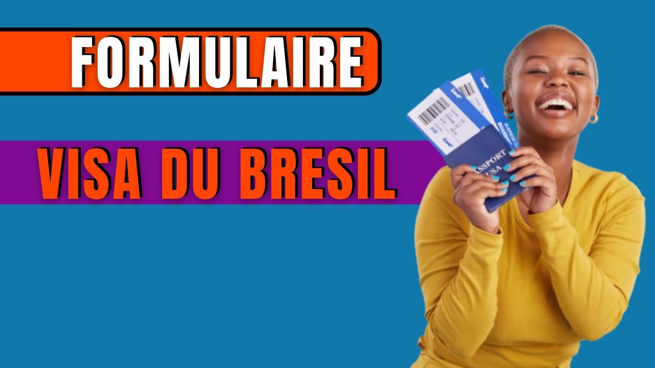 Remplir le formulaire du demande de visa du bresil - YouTube