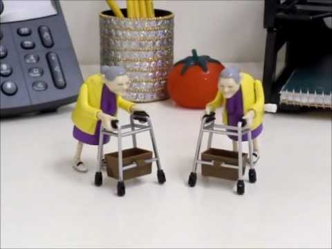 Wind Up Racing Grannies - YouTube