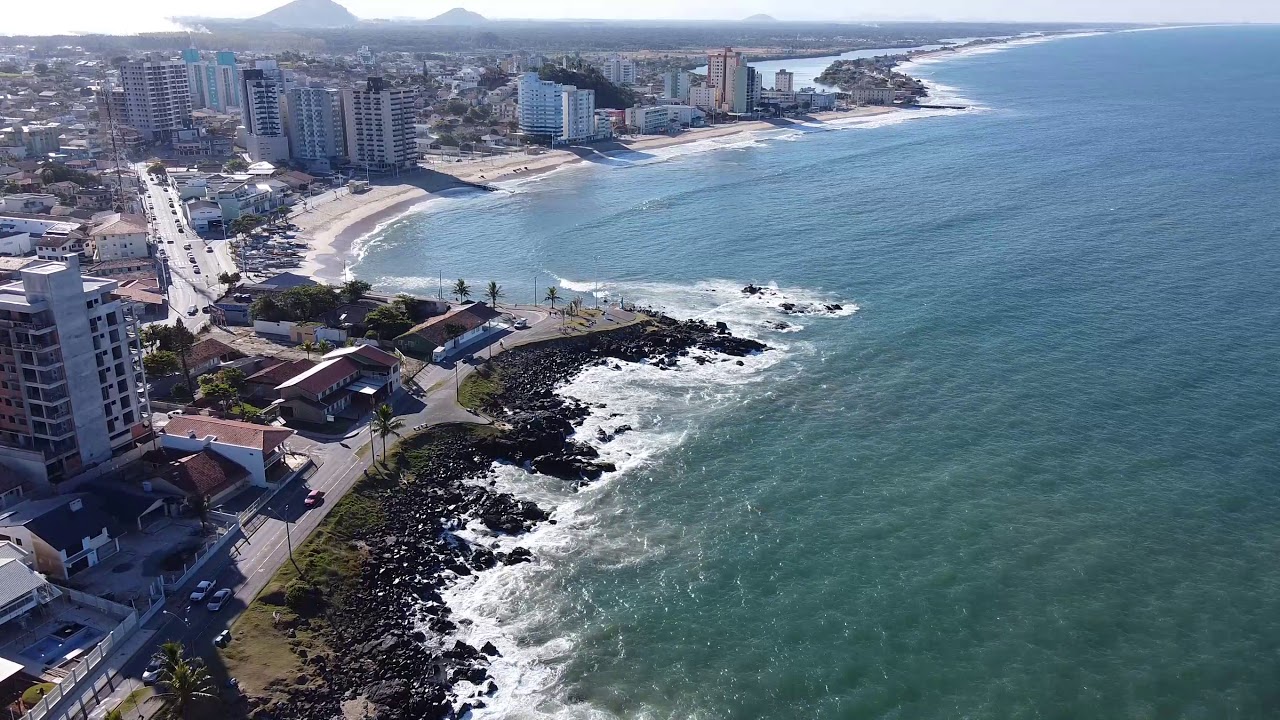 Praias de Barra Velha SC, costão, tabuleiro, Central, lagoa, península ...