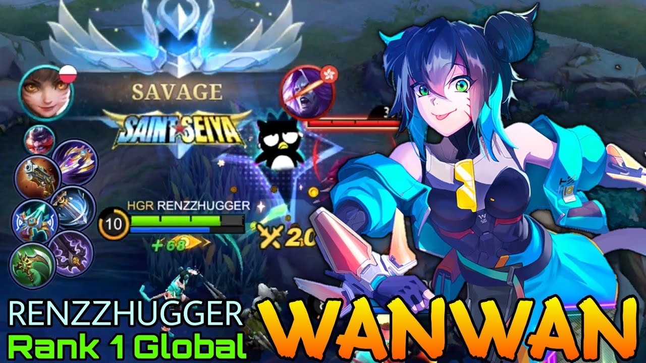 Wanwan SAVAGE! Nerf Can't Stop Me! - Top 1 Global Wanwan by RENZZHUGGER ...