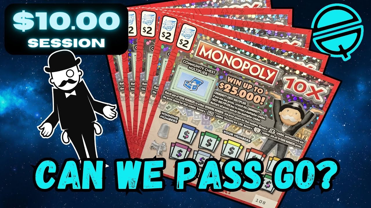 Monopoly 10X Brand New Ticket 😱 Illinois Lottery Scratch Off Tickets ...