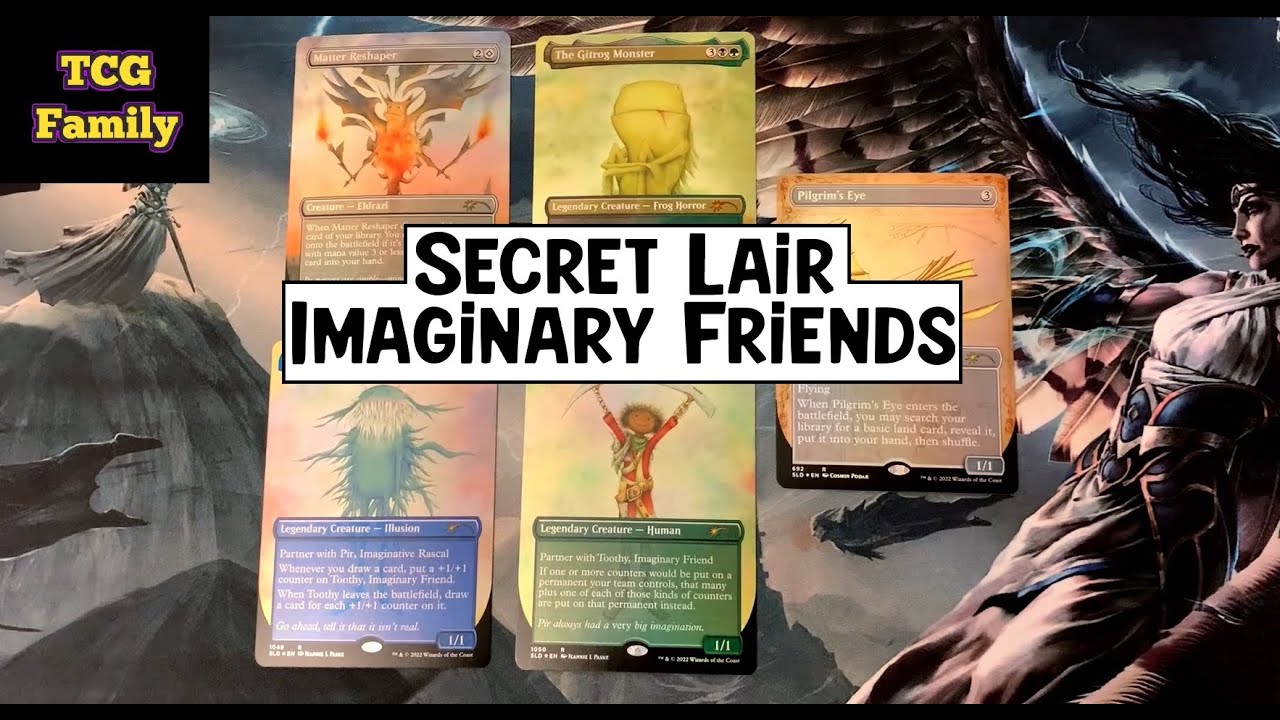 MTG Secret Lair Imaginary Friends Opening! (10/19 April Openings) - YouTube