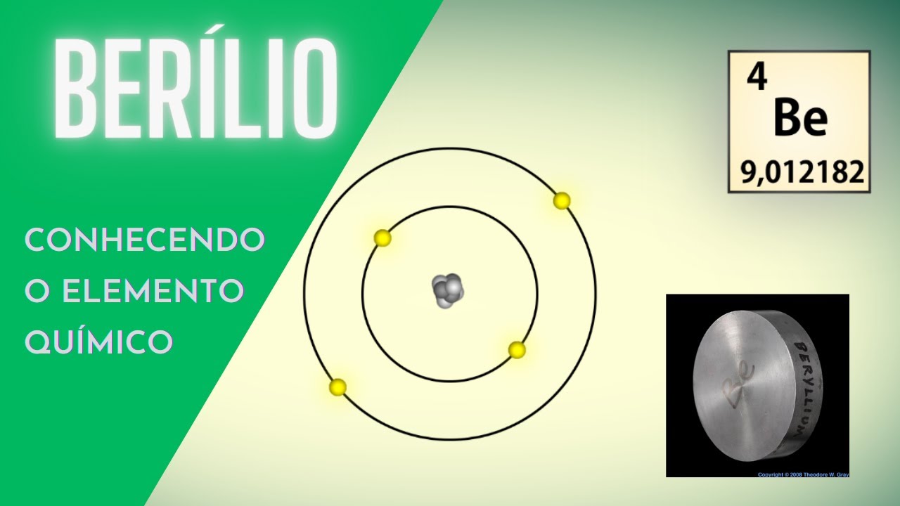 Berílio - conheça tudo sobre este elemento químico da tabela periódica ...