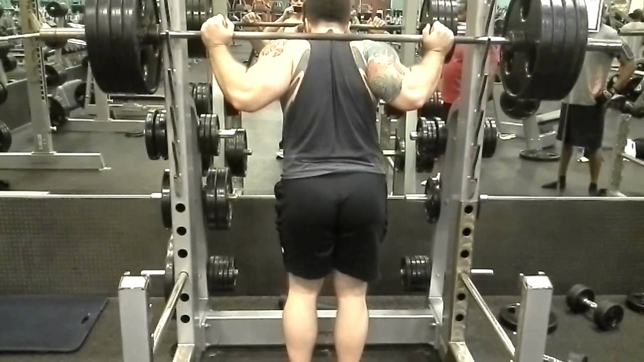 Squats 405x9 Benny The Beast - How to Get a Big Butt - YouTube