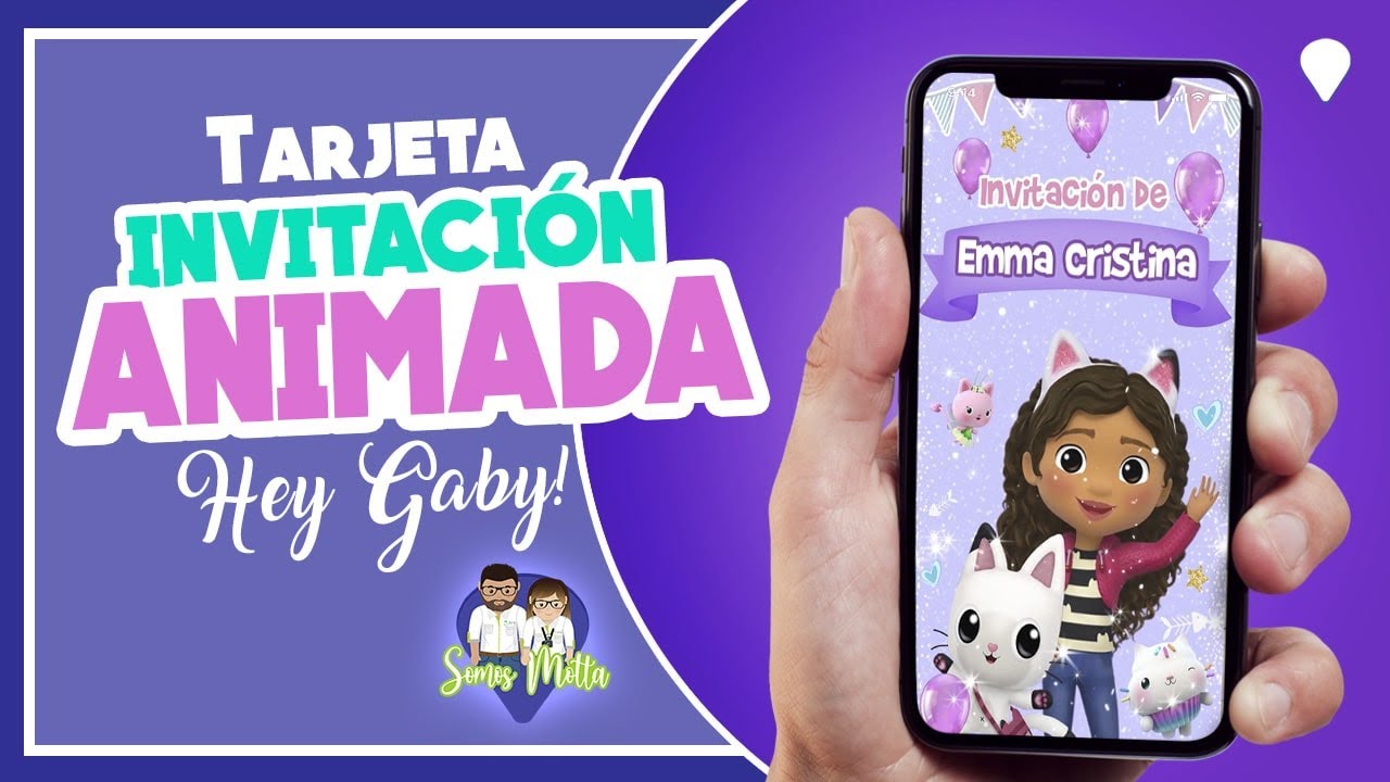 HEY GABY Video Invitación GABBY'S DOLLHOUSE - YouTube