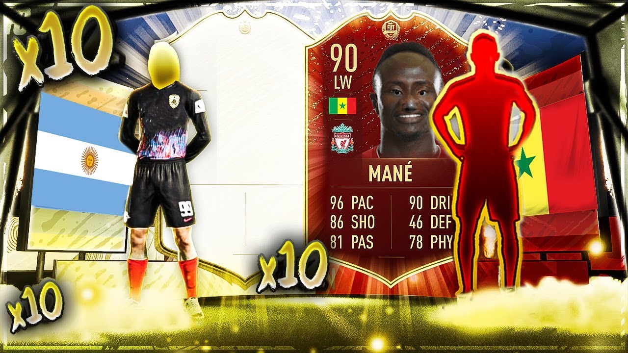 10x 86+ PREMIUM UPGRADE PACKS 🔥🔥 ICON, MANE & VARANE IM PACK 😱 FIFA 20 ...