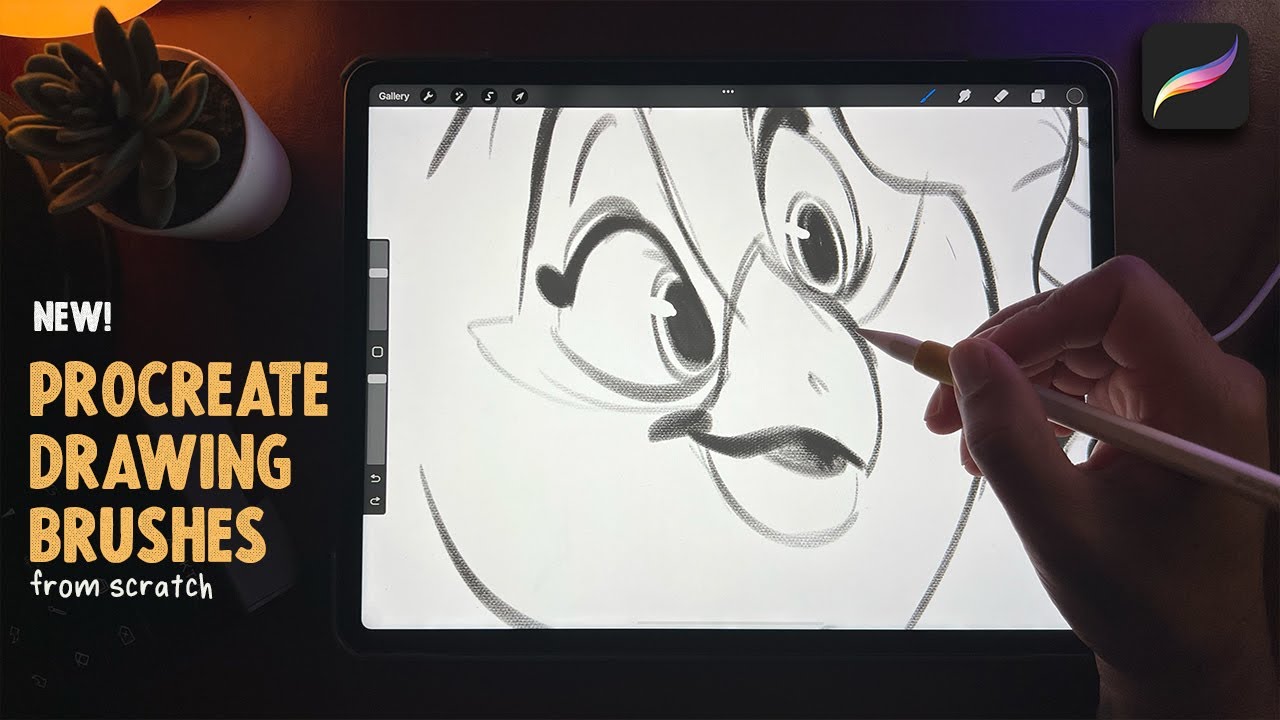 Making the BEST Procreate Drawing Brushes. From Scratch! - YouTube