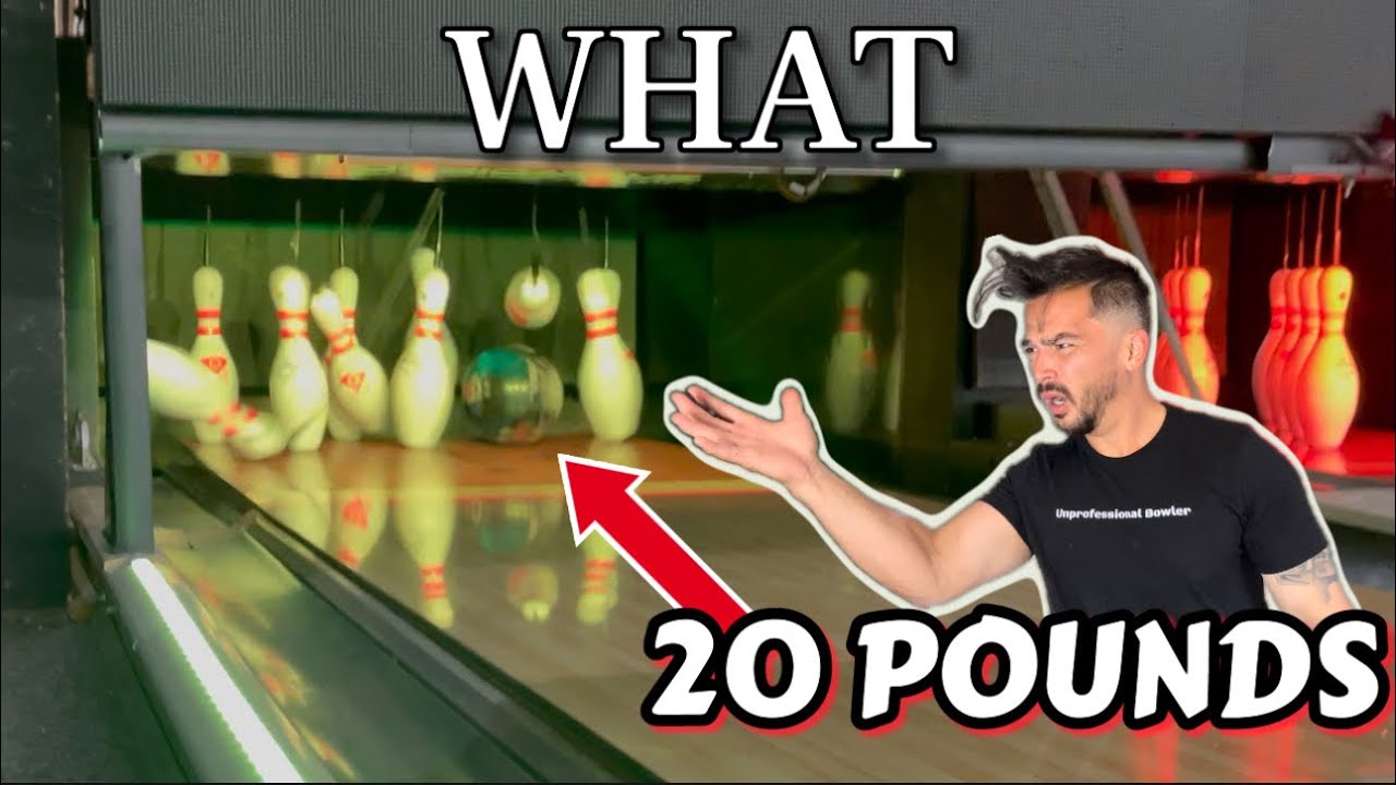 String-Pins VS 20LB Bowling Ball - YouTube