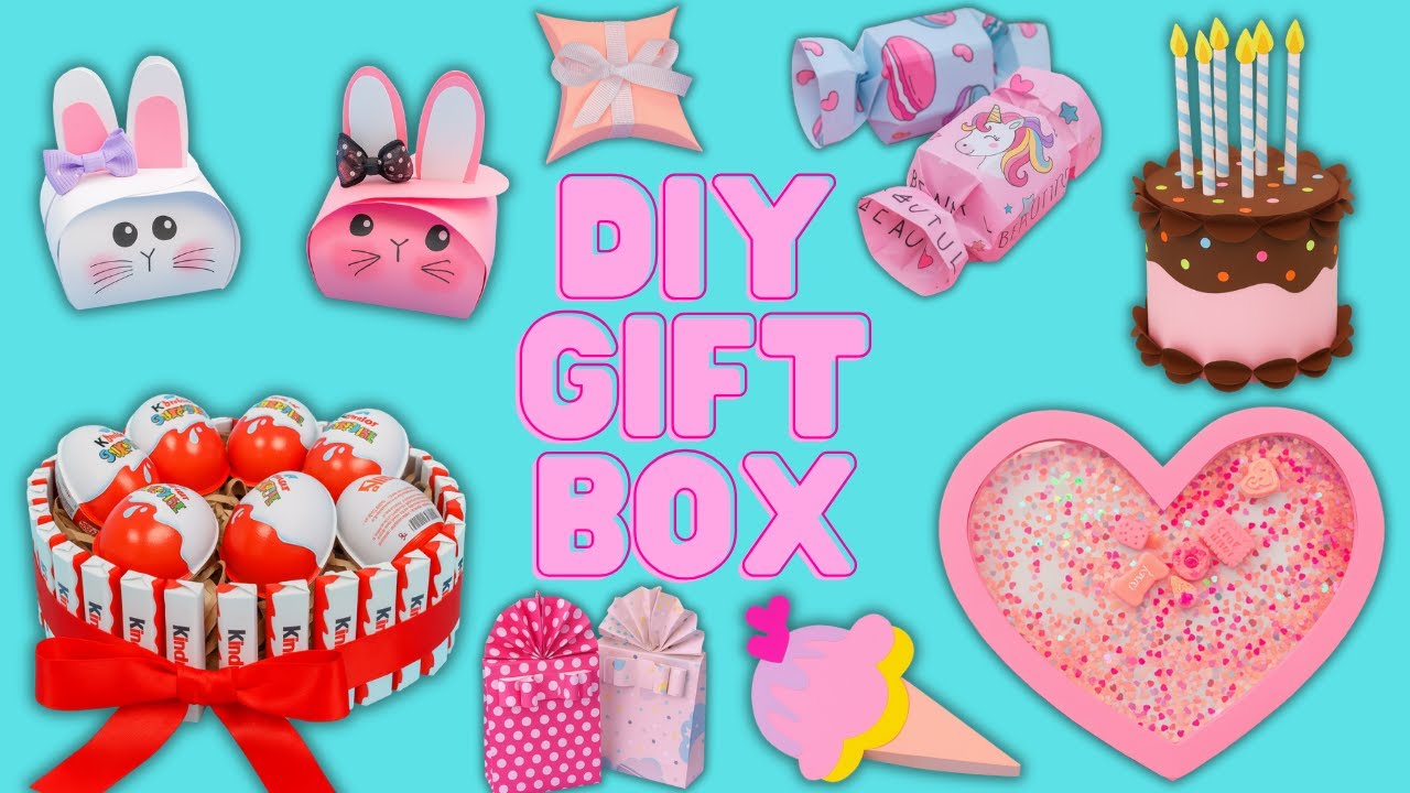 15+ Cute DIY Paper Gift Box Ideas 🎁 Birthday 🎂 Love ️ Surprise Boxes 🎉 ...
