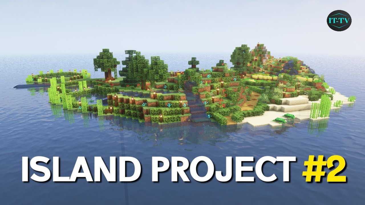 Building An ISLAND in minecraft - EXPANDING THE ISLAND - YouTube