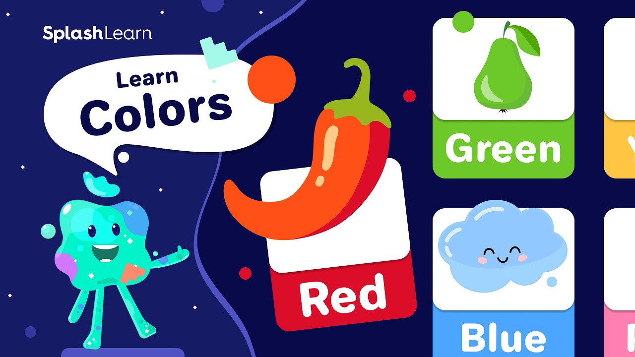 Learn Colors with Fun: Red, Green, Blue, Yellow, Pink | Color Song for ...