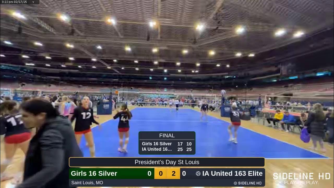 Girls 16 Silver @ IA United 163 Elite (2025.02.17) - YouTube