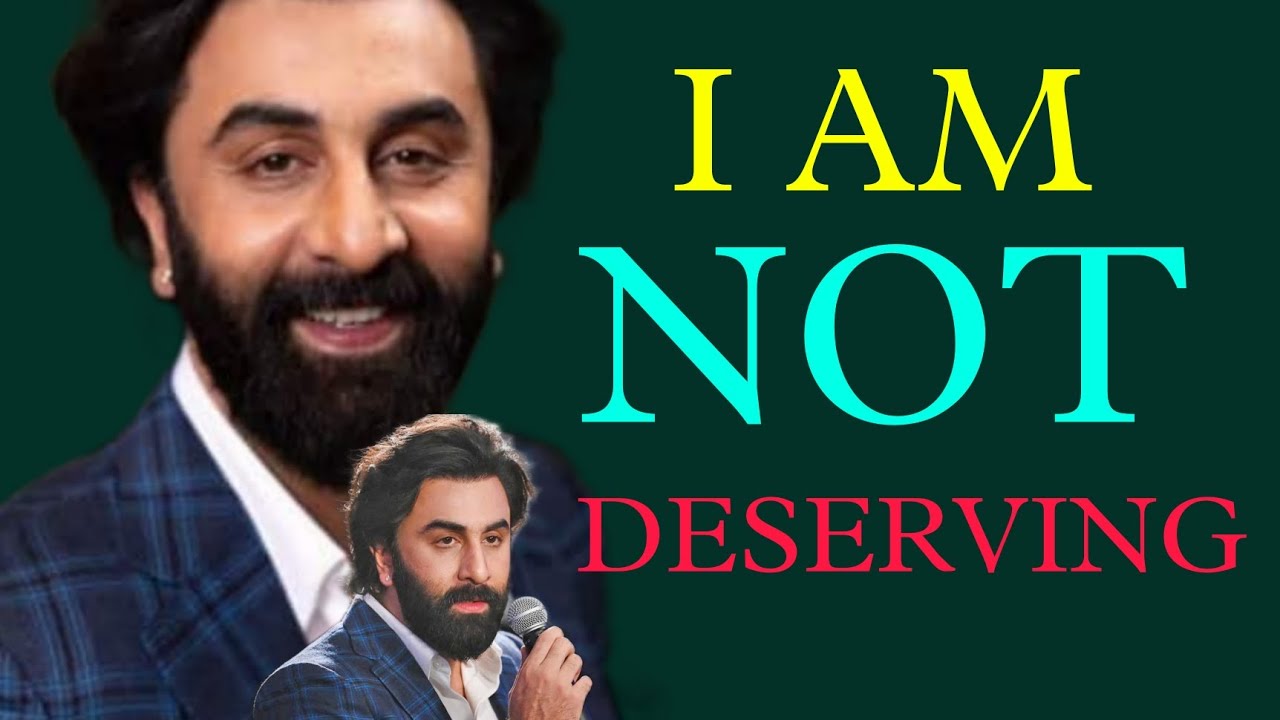 I AM NOT DESERVING- RANBIR KAPOOR. || RIP- SATISH KAUSHIK SIR - YouTube