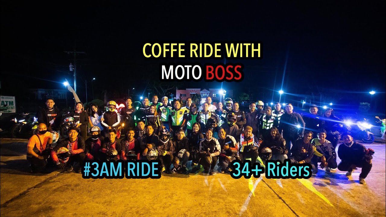 Coffee Ride at 3AM with Team MotoBoss! Super busog and enjoy! Salamat ...