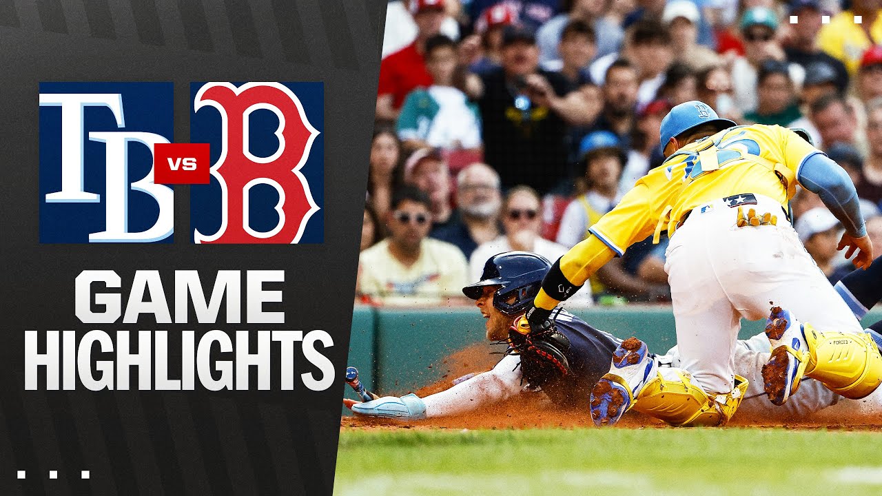 Rays vs. Red Sox Game Highlights (7/12/25) | MLB Highlights - YouTube