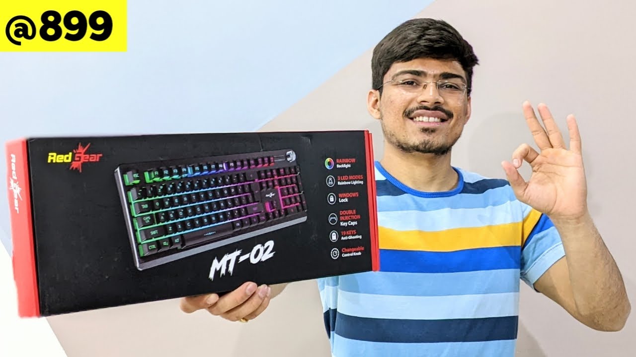 Redgear MT02 Gaming Keyboard | Redgear MT02 Unboxing And Review ...
