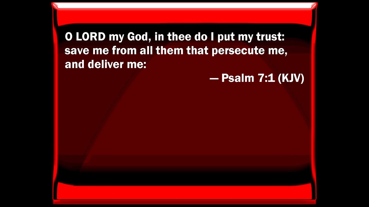 Psalm 7 || Prayer || Lift Him Up - YouTube